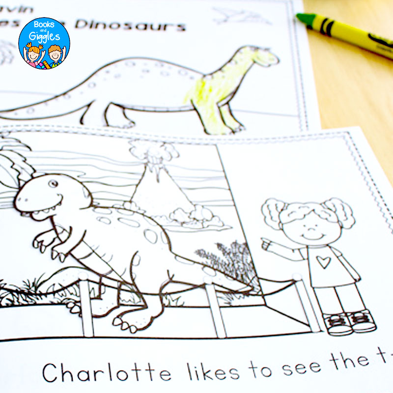 Dinosaurs Personalized Emergent Reader – Books and Giggles