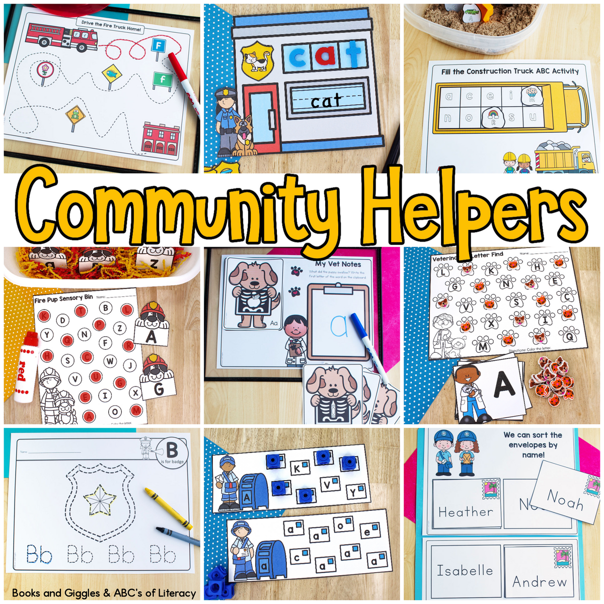 Get Ready to Read: Community Helpers (Week 3) – Books and Giggles