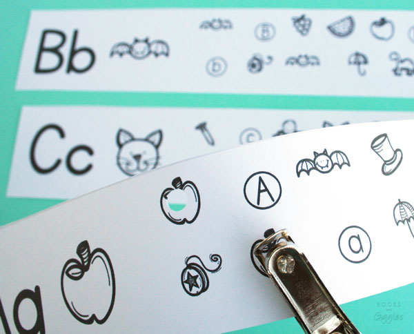 Hole Punch Letter Worksheets – Books and Giggles