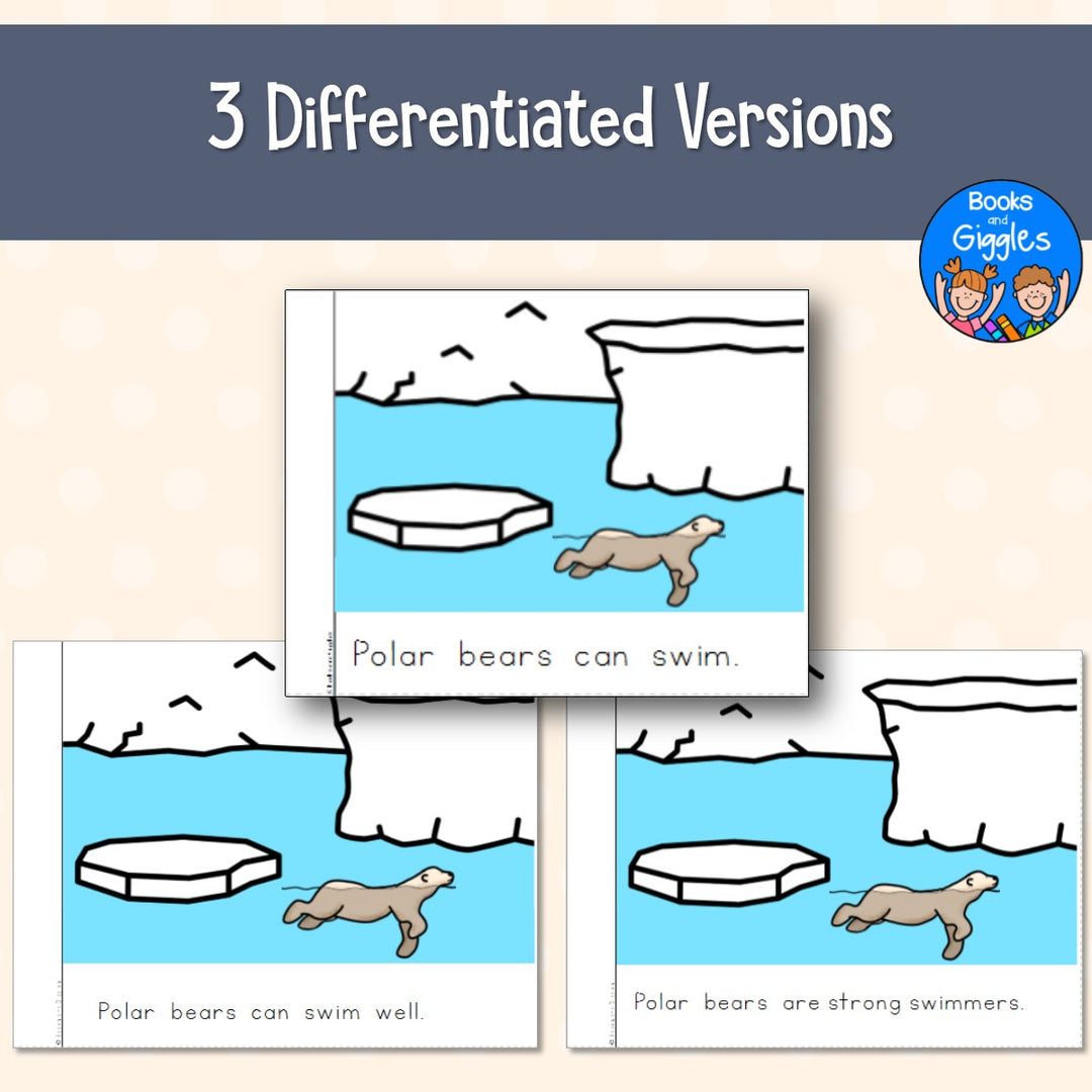 Nonfiction Polar Bear Emergent Readers – Books and Giggles
