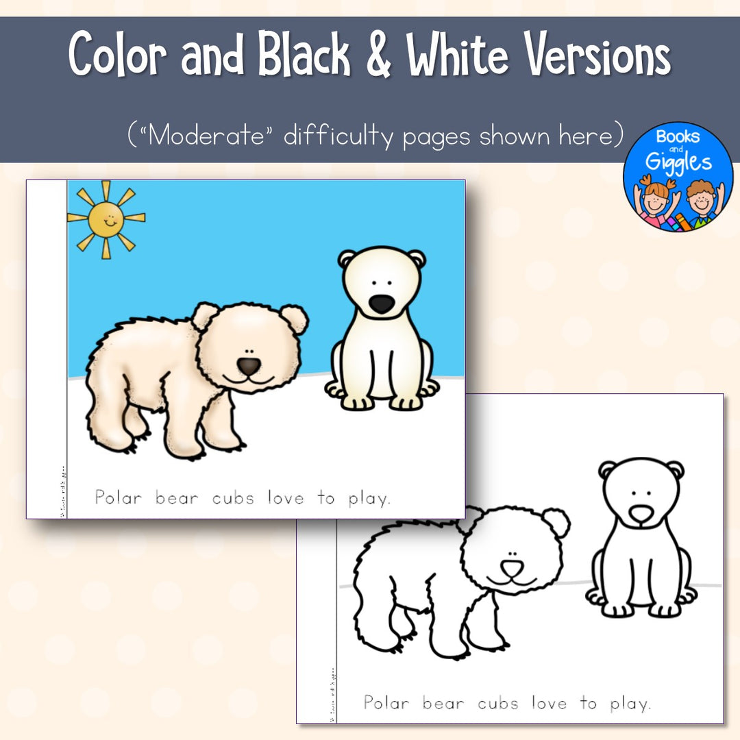 Nonfiction Polar Bear Emergent Readers – Books and Giggles